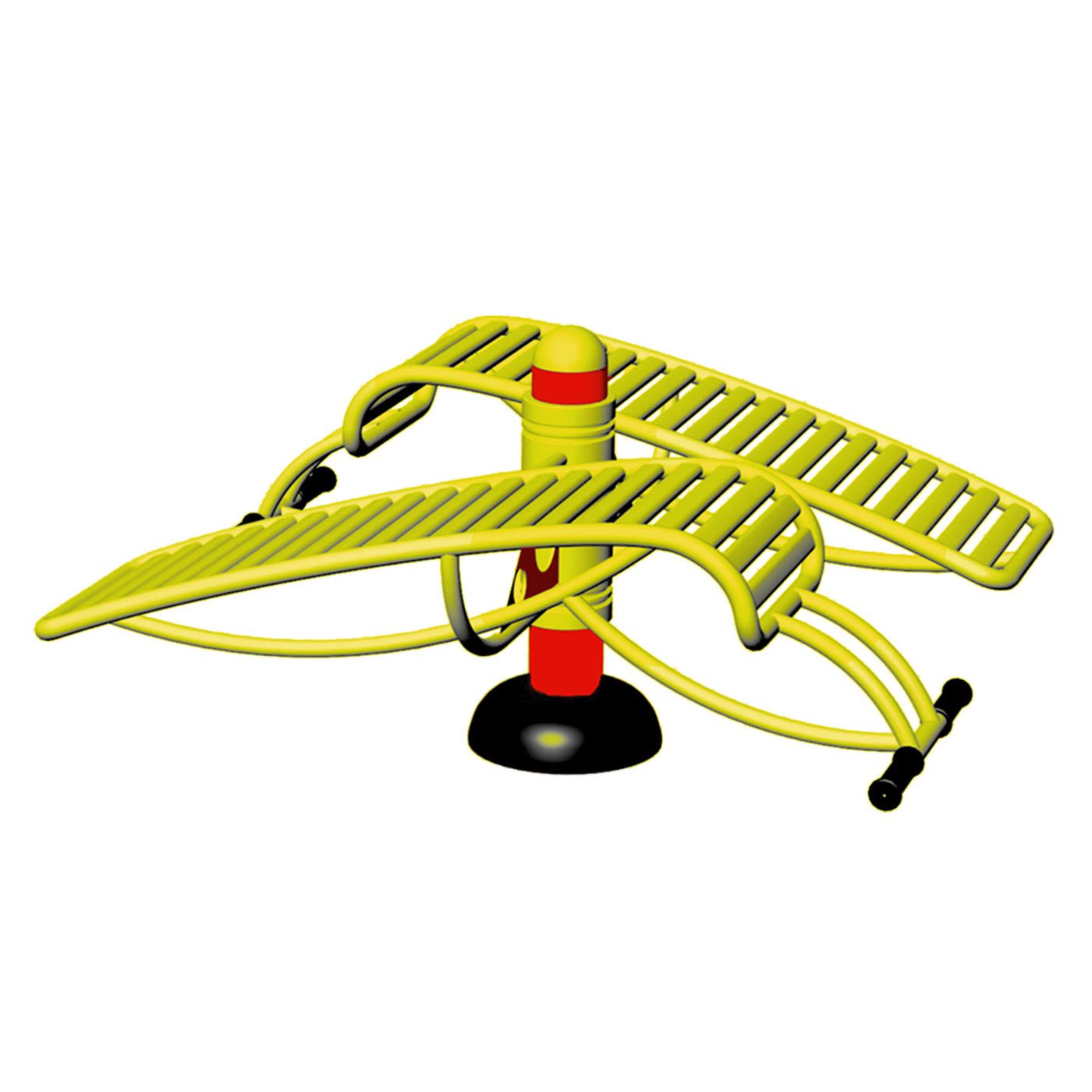 Banco Abdominal Doble - Evolution Bioparques